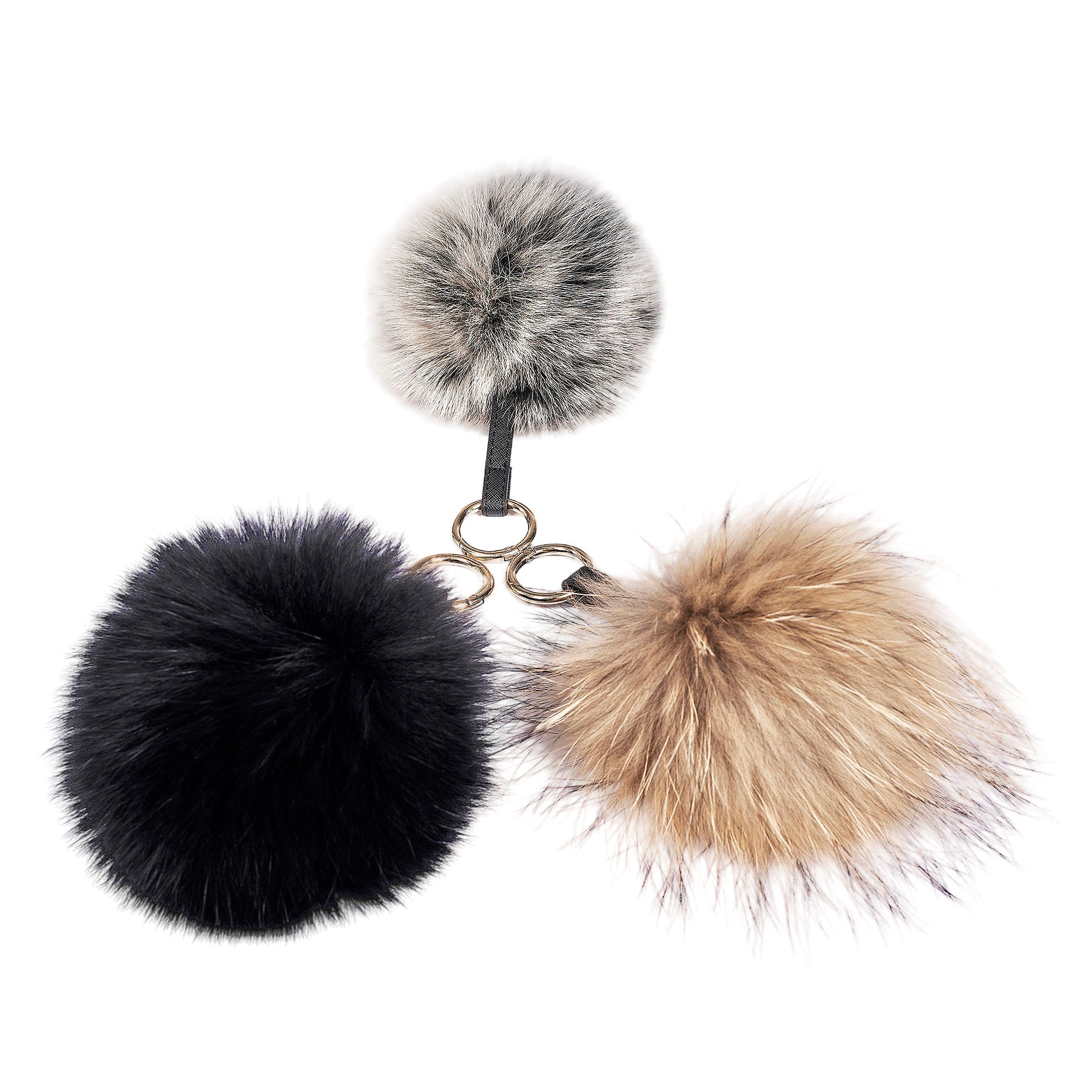 FUR BALL KEY-RING